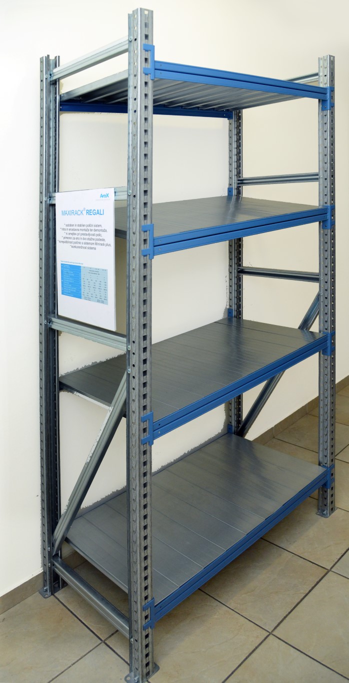 Rafturi cu polita pentru greutati medii - Rafturi metalice cu polita